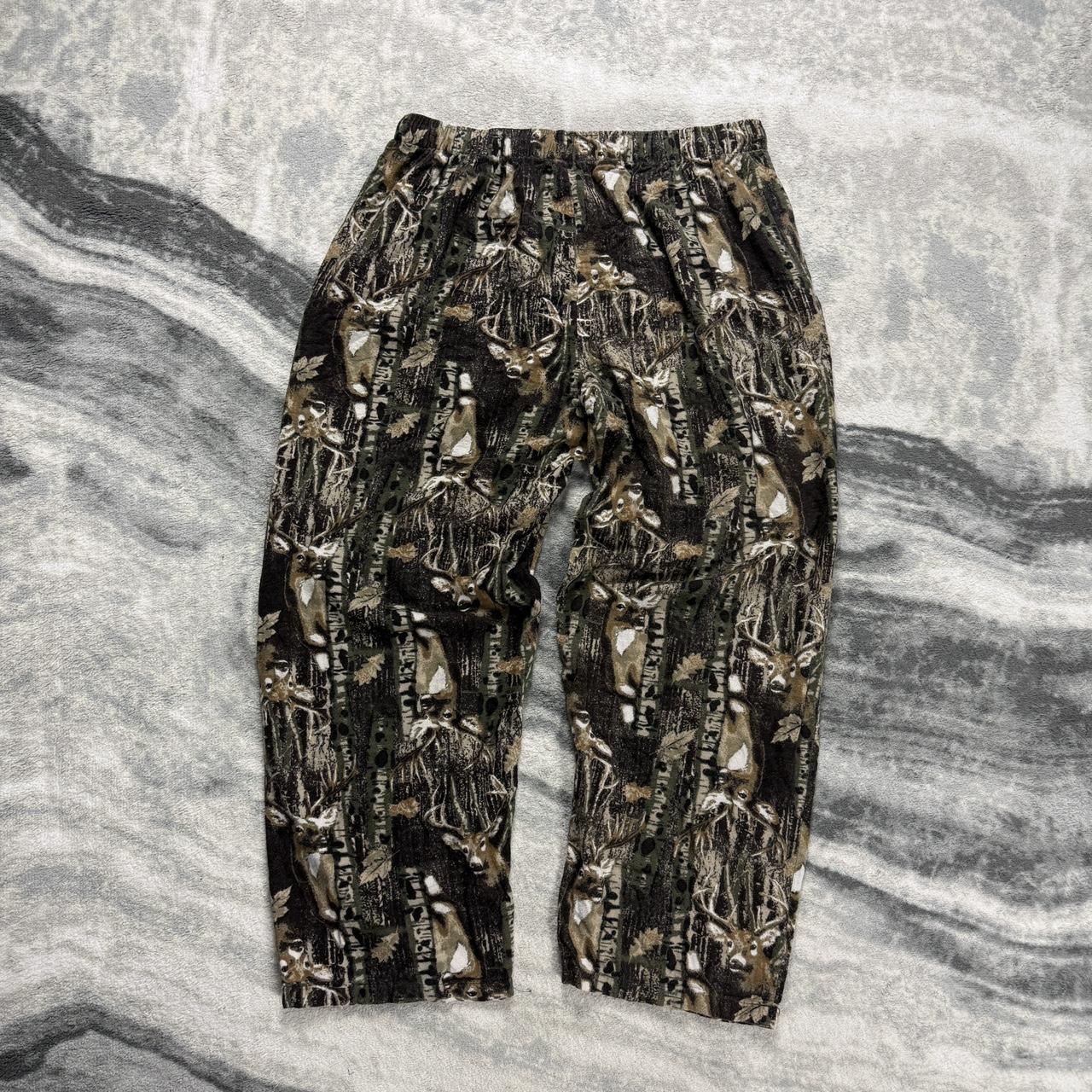 Vintage Realtree Joe Boxer 90’s Khaki Camo Straight... - Depop