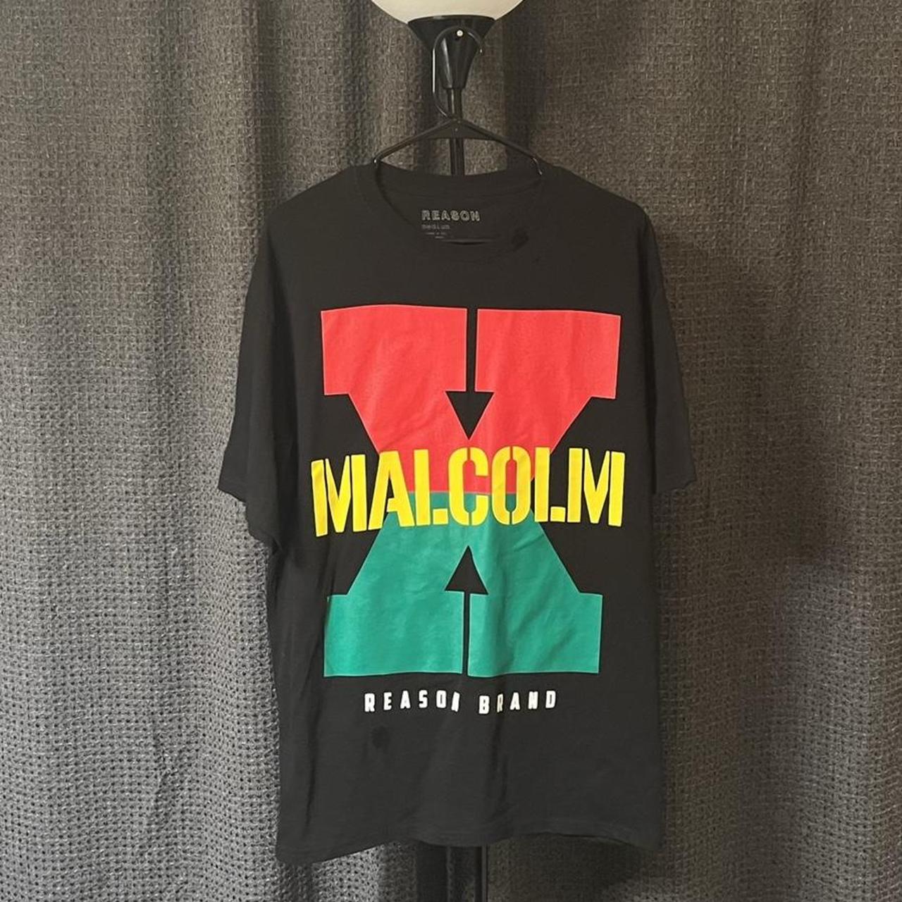 Malcolm X Reason Oversized T-Shirt Size Medium,... - Depop