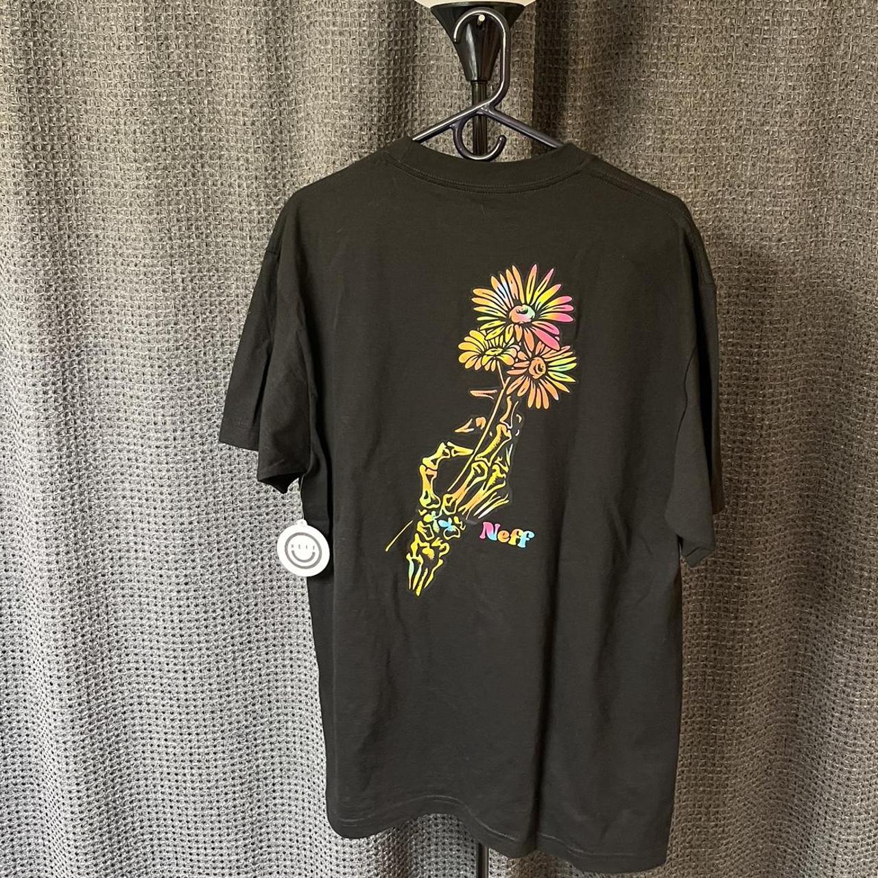 Neff Rainbow Skeleton T-Shirt Size Large. #neff... - Depop