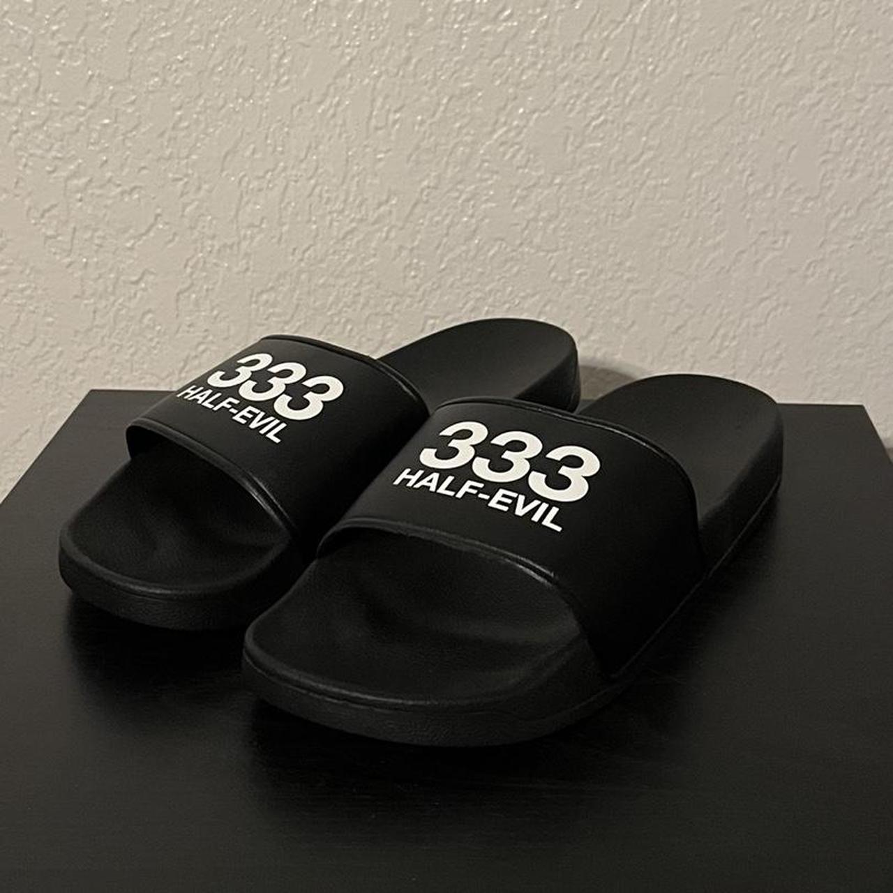 Half-Evil Slides Men’s Size 10/44, fits more like... - Depop