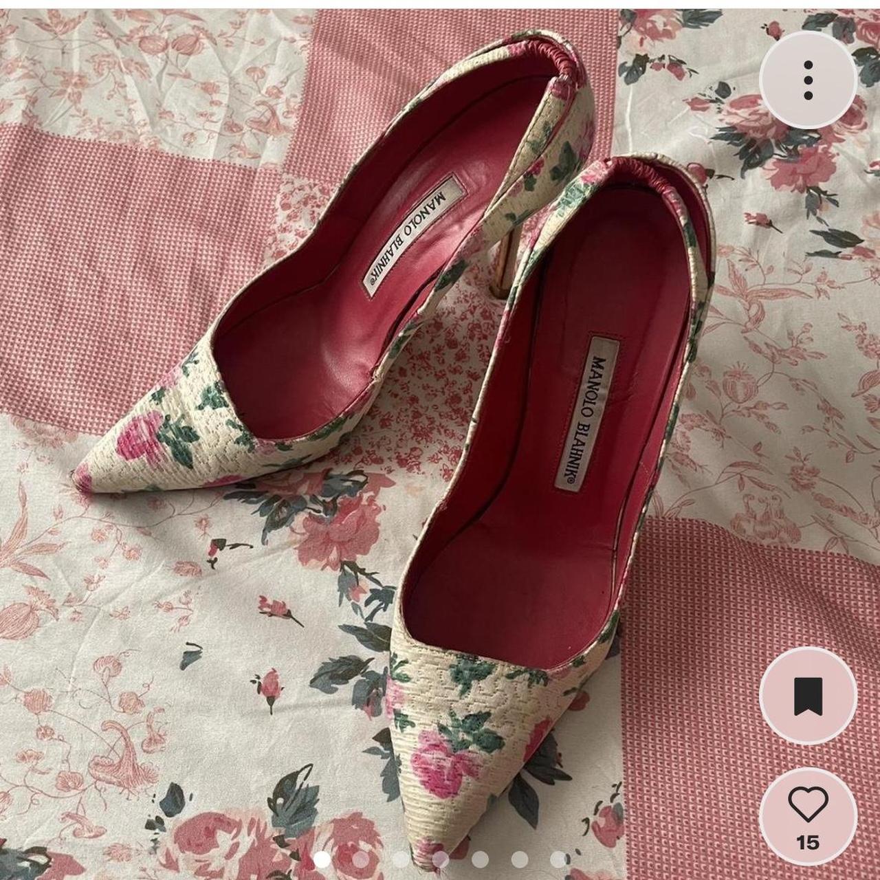 (repop bc they’re too small on me) beautiful manolo... - Depop