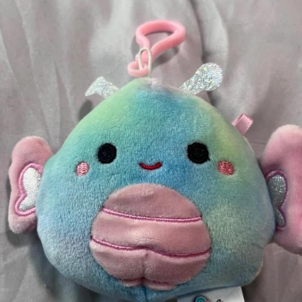 BNWT wren squishmallow clip. Display only condition... - Depop