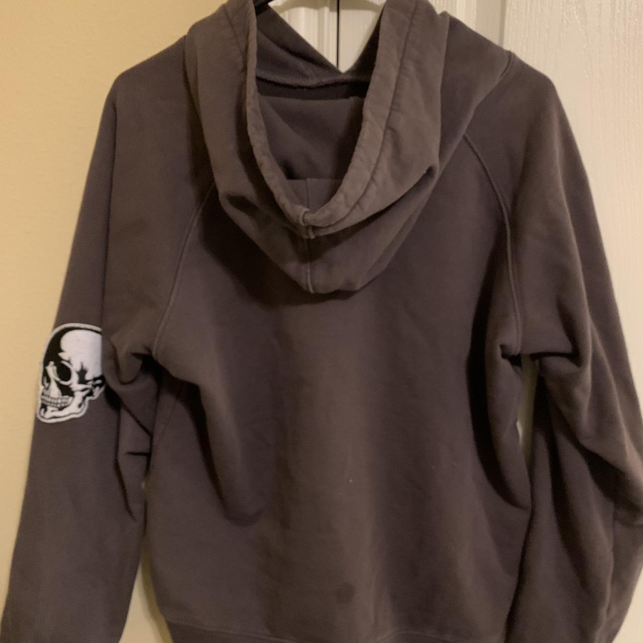 Number nine double skull hoodie - Depop