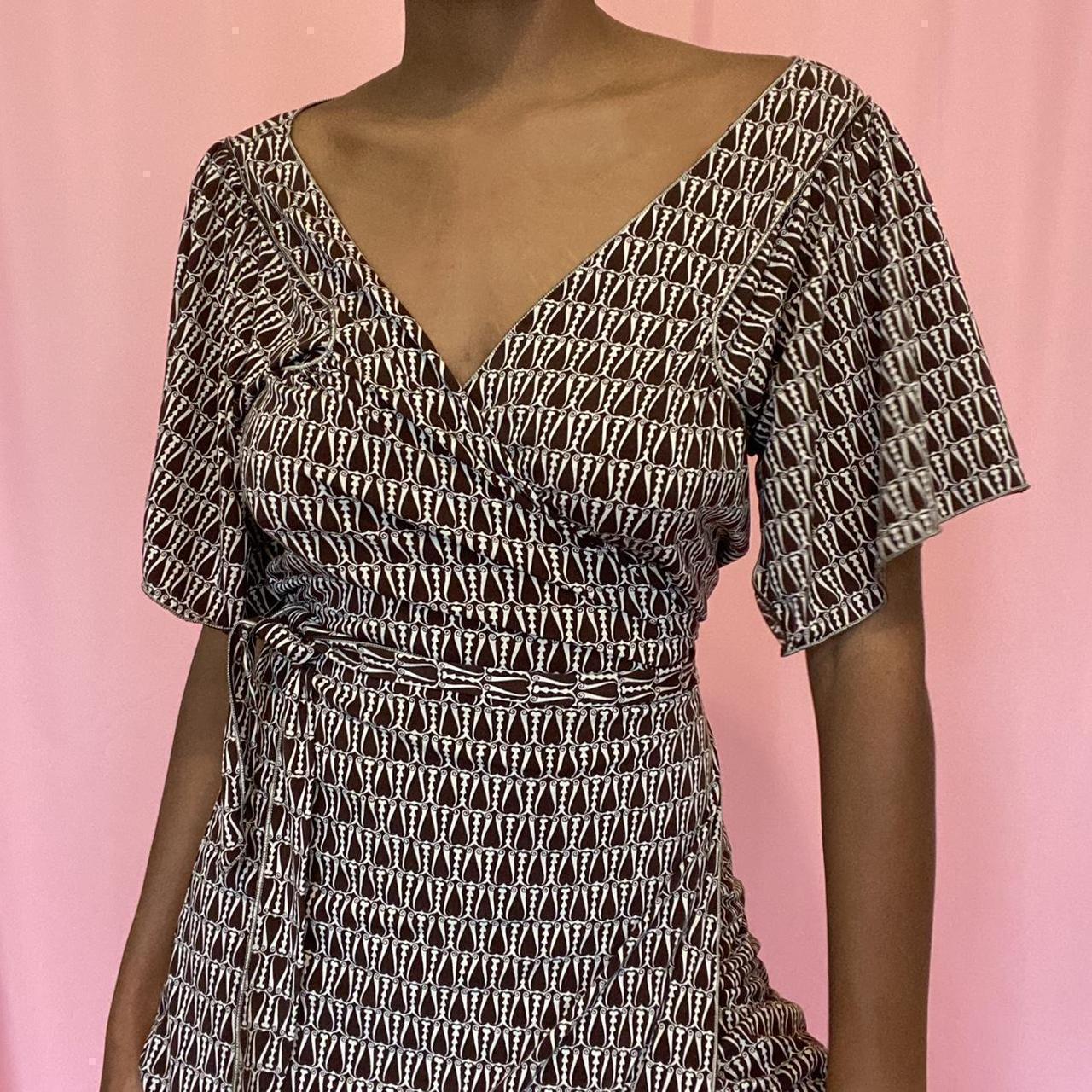 wrap around dress FREE SHIPPING on bundles slit... - Depop