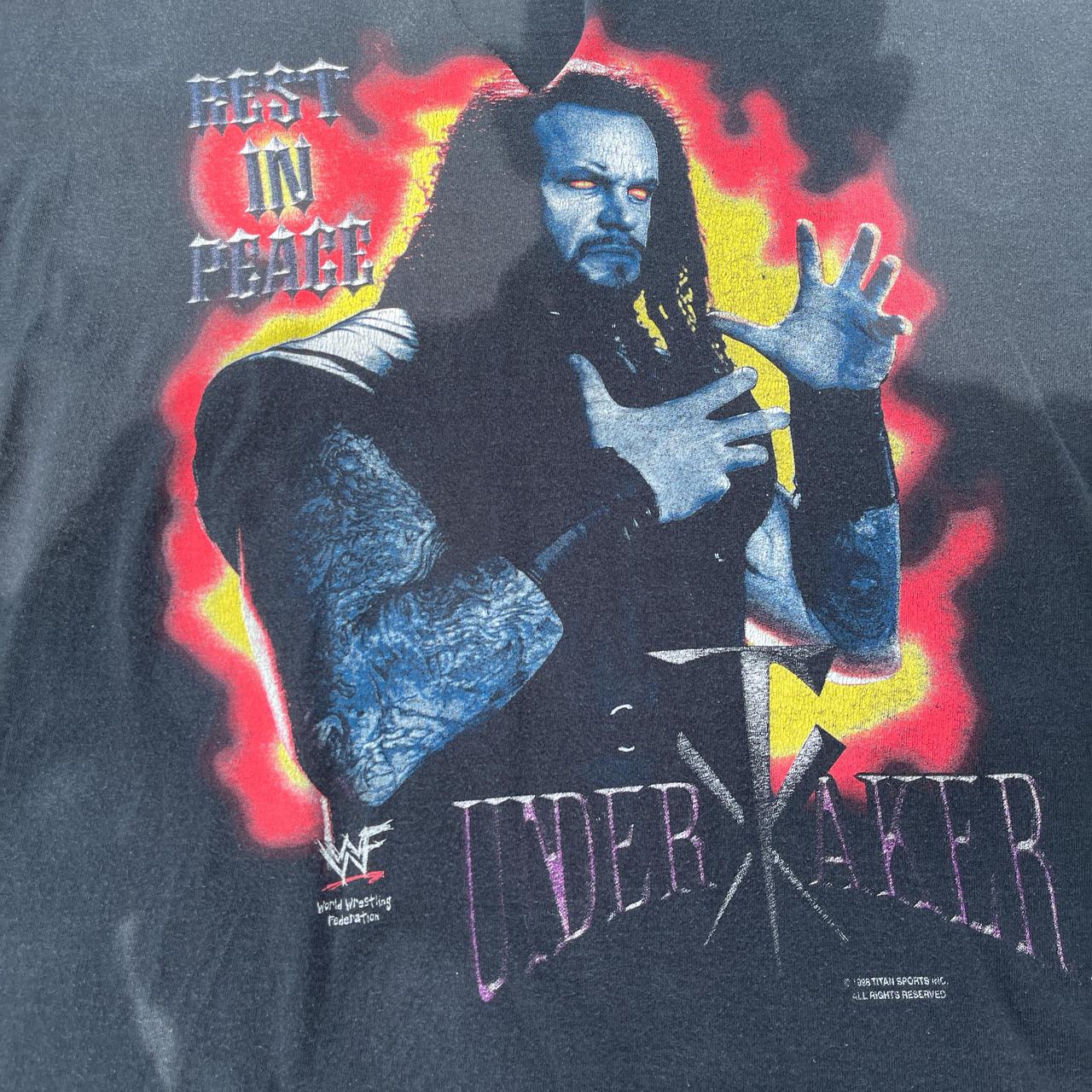 Vintage 1998 undertaker rest in peace WWF wrestling... | Depop