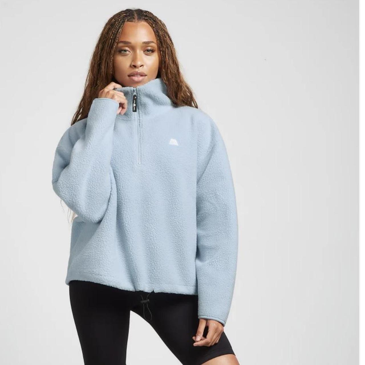 Brand new 4th Arq half zip in sky blue. #4tharq - Depop