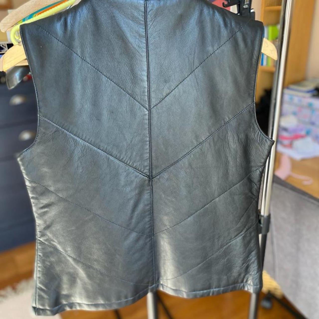 Really nice and trendy leather vest. Perfect to... - Depop