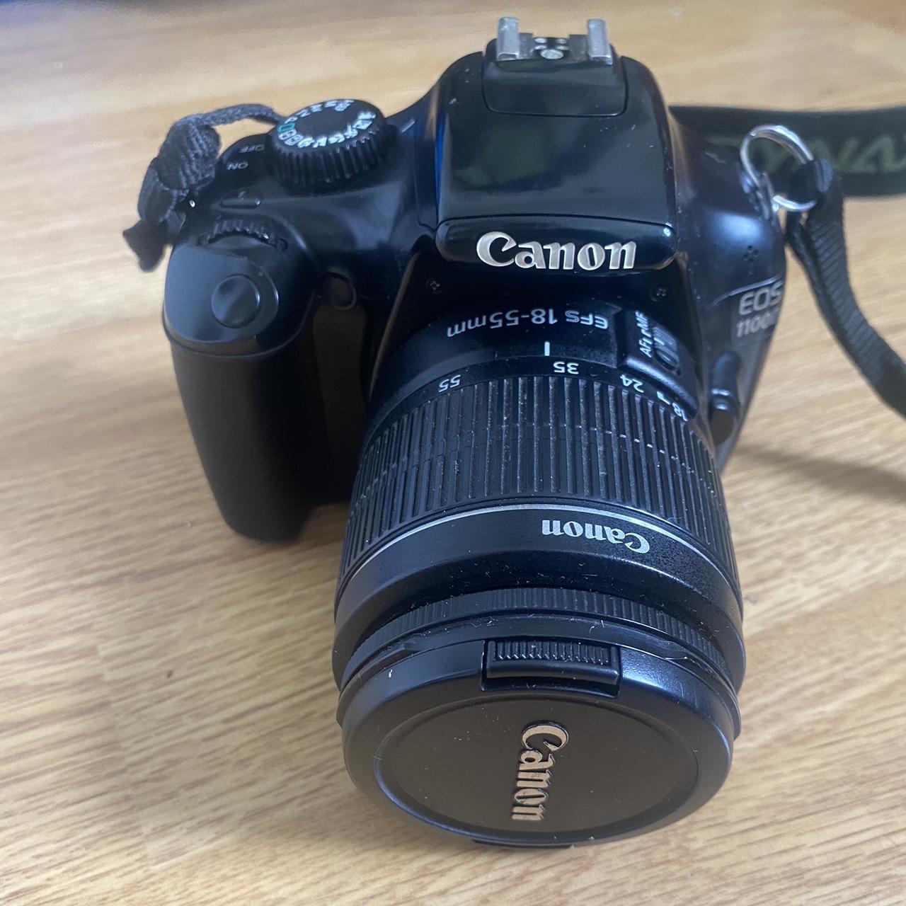 Canon 1100d dslr Rrp £270 Well used, lens a little... - Depop