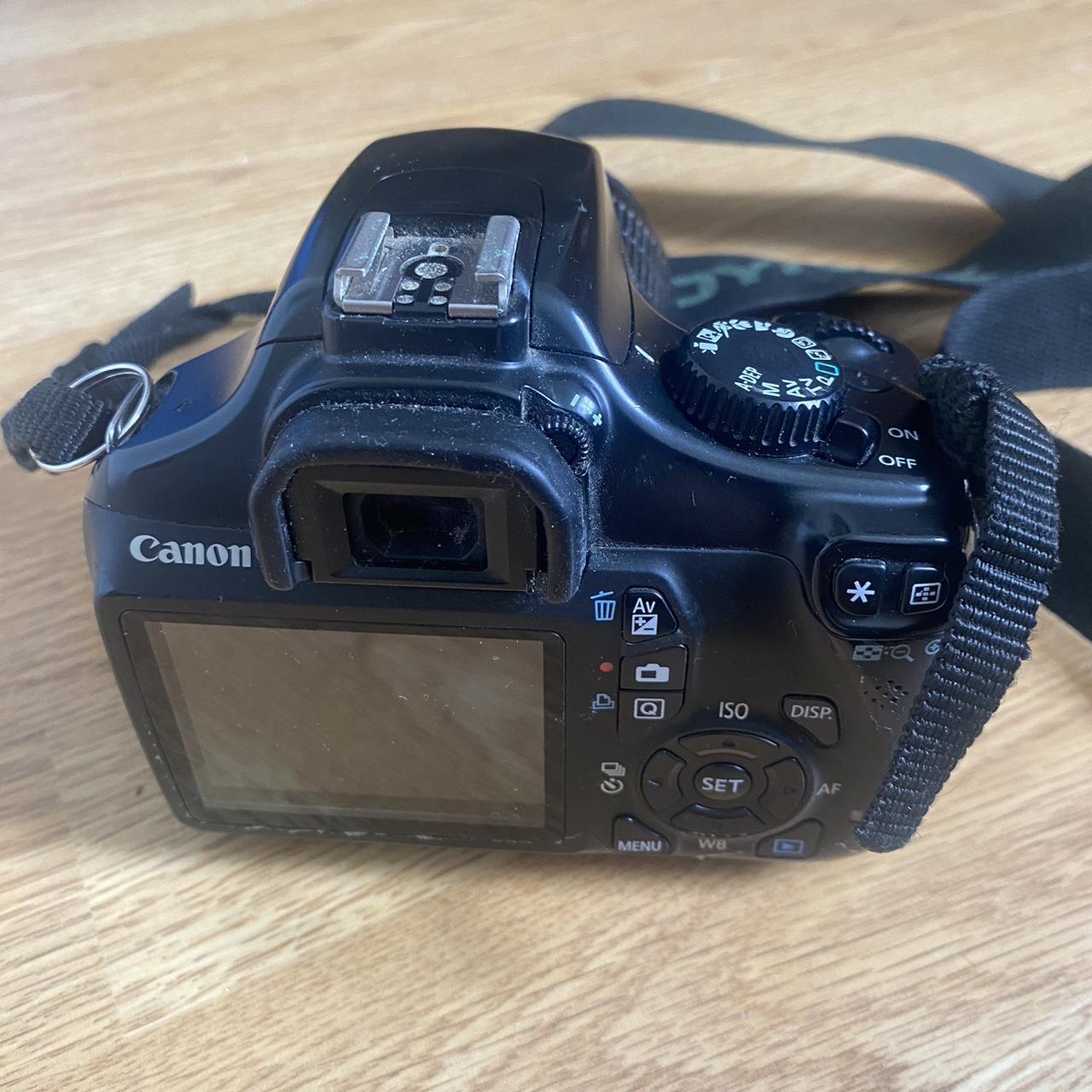 Canon 1100d dslr Rrp £270 Well used, lens a little... - Depop