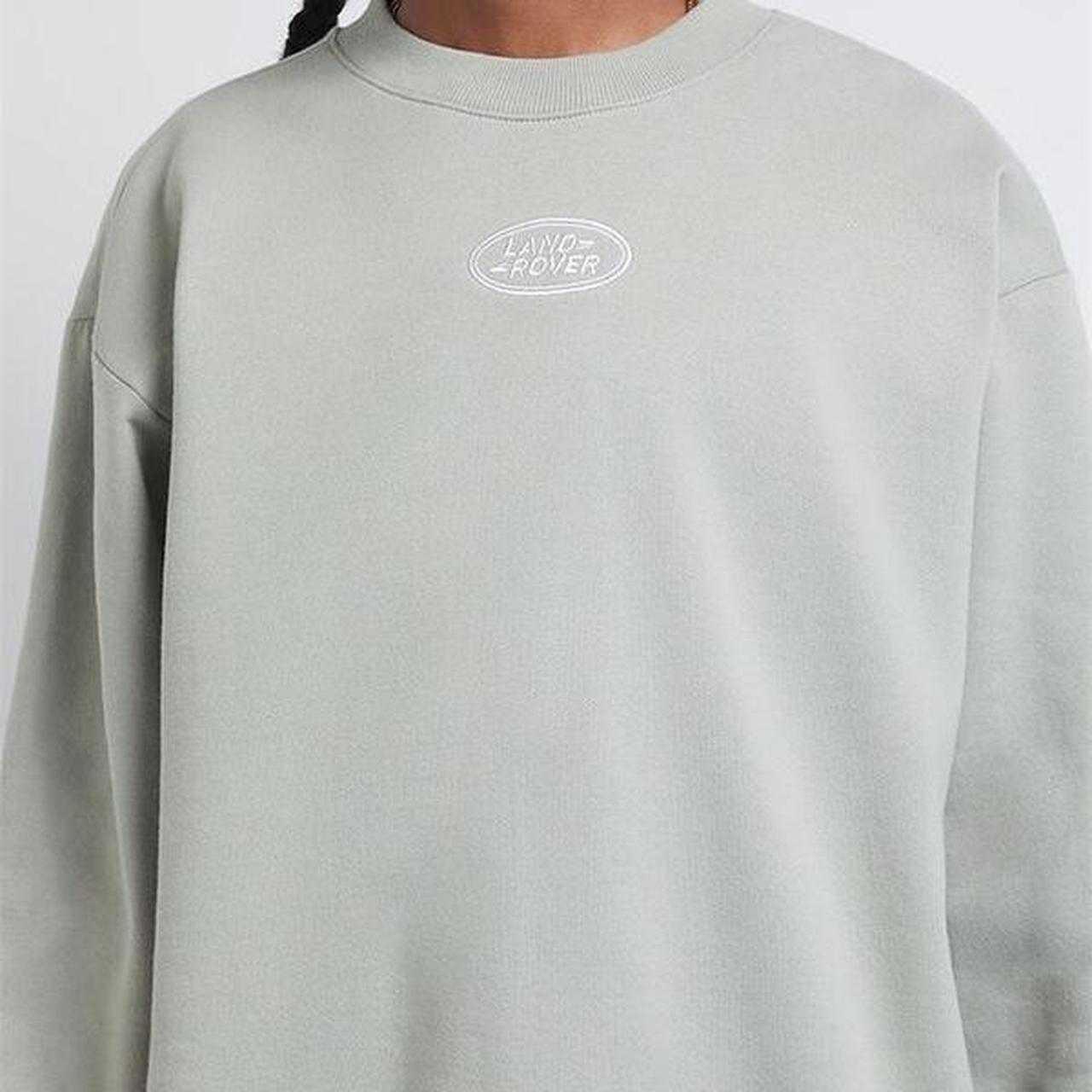 PacSun Land Rover Light Green Crewneck OS - Depop