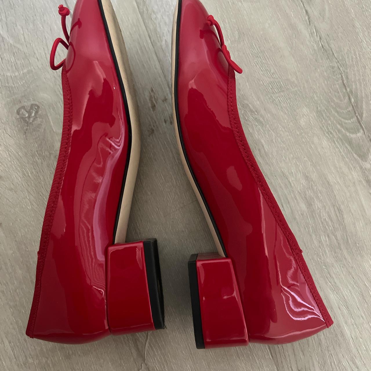 STEVE MADDEN RED PATENT BALLET HEELS 🌟tagged other... - Depop