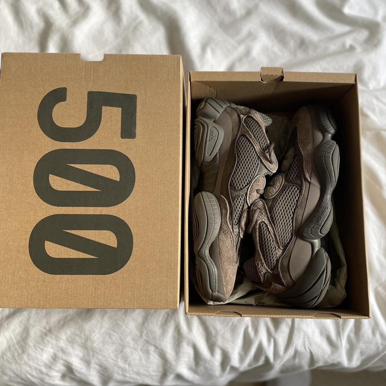 Yeezy 500 clay brown- brand new with tags. Proof of... - Depop