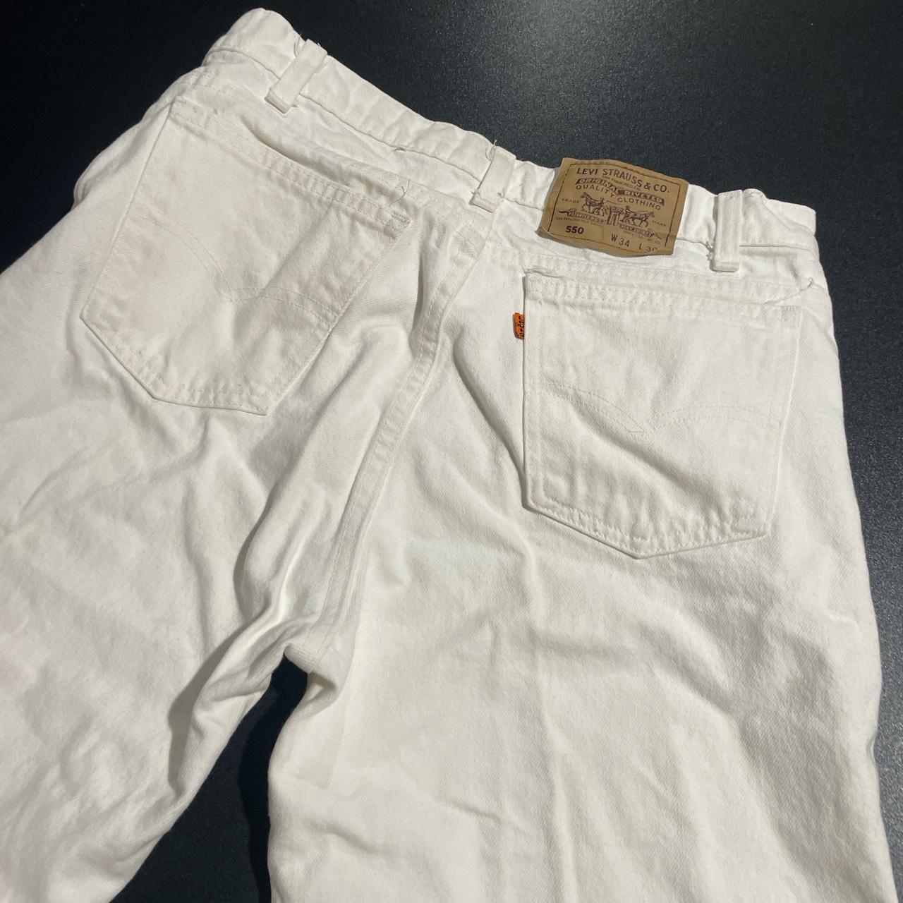 Levi's Men's White Jeans | Depop
