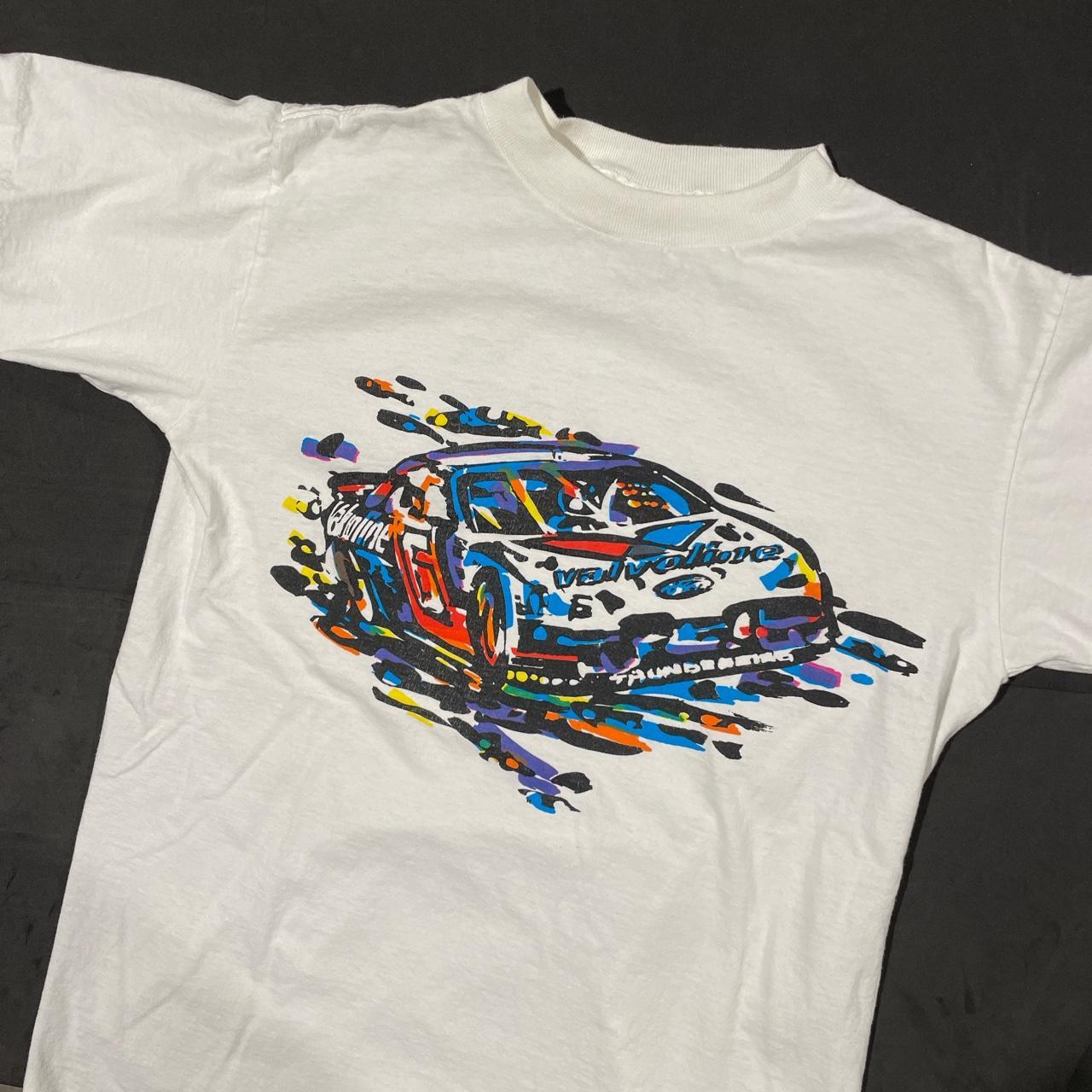 Vintage 90s Valvoline Racing graphic race car tee (L... - Depop