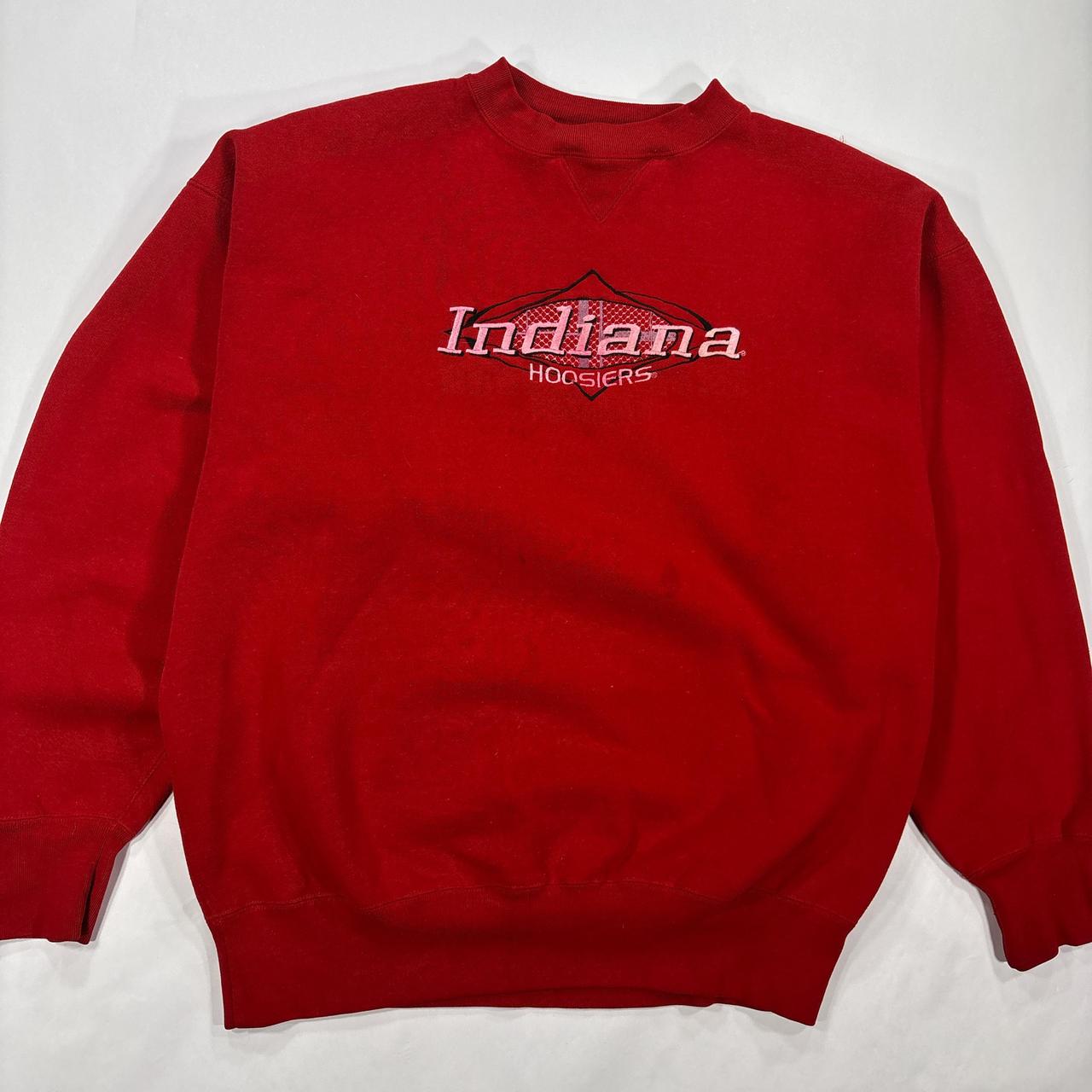 Vintage 90s Indiana Hoosiers embroidered logo... | Depop