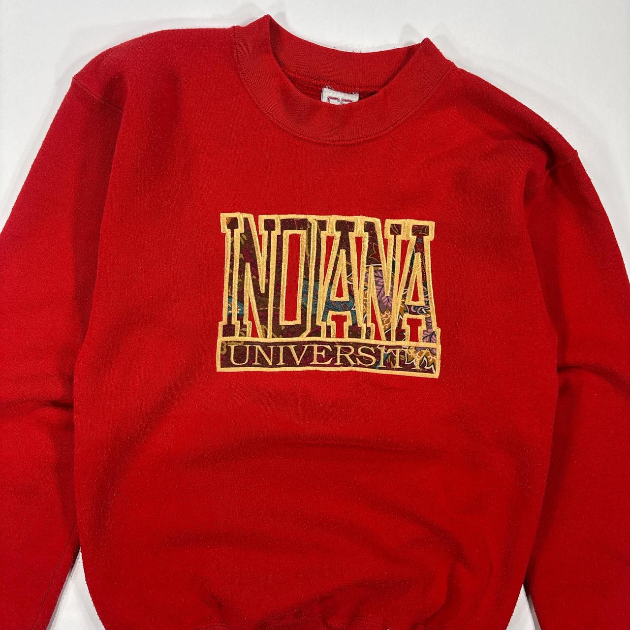 Vintage 90s Indiana Hoosiers embroidered logo... | Depop