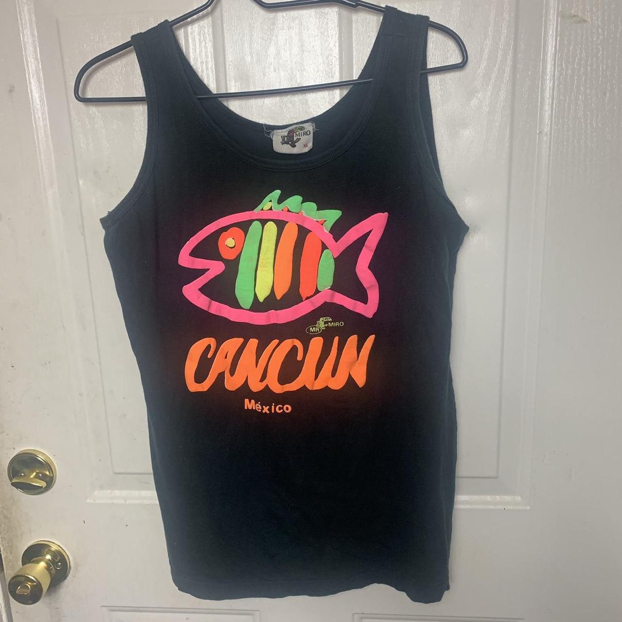 Cancun Mexico tank top Miro Tag - Depop