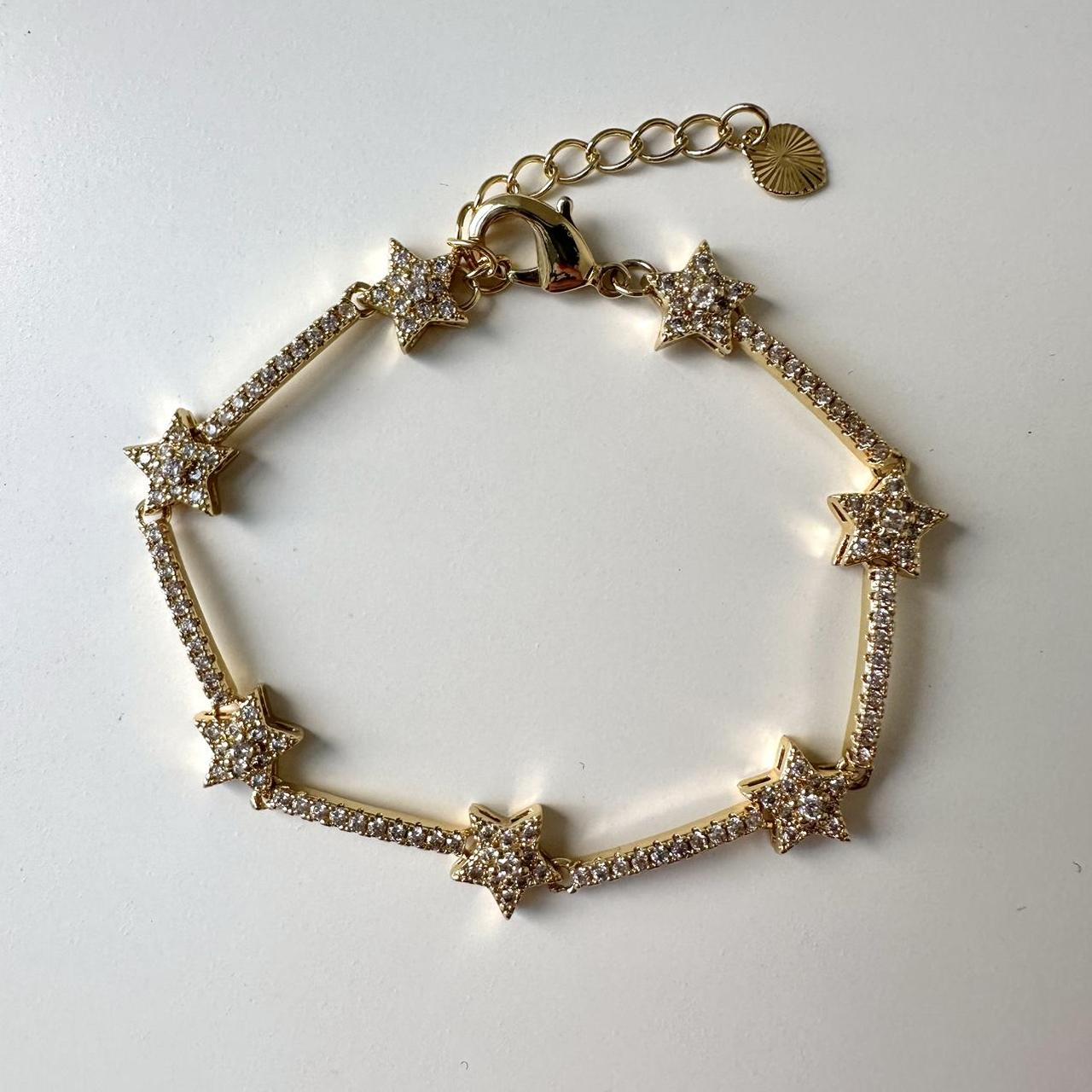 14k Gold Vermeil Nova Star Bracelet |... - Depop