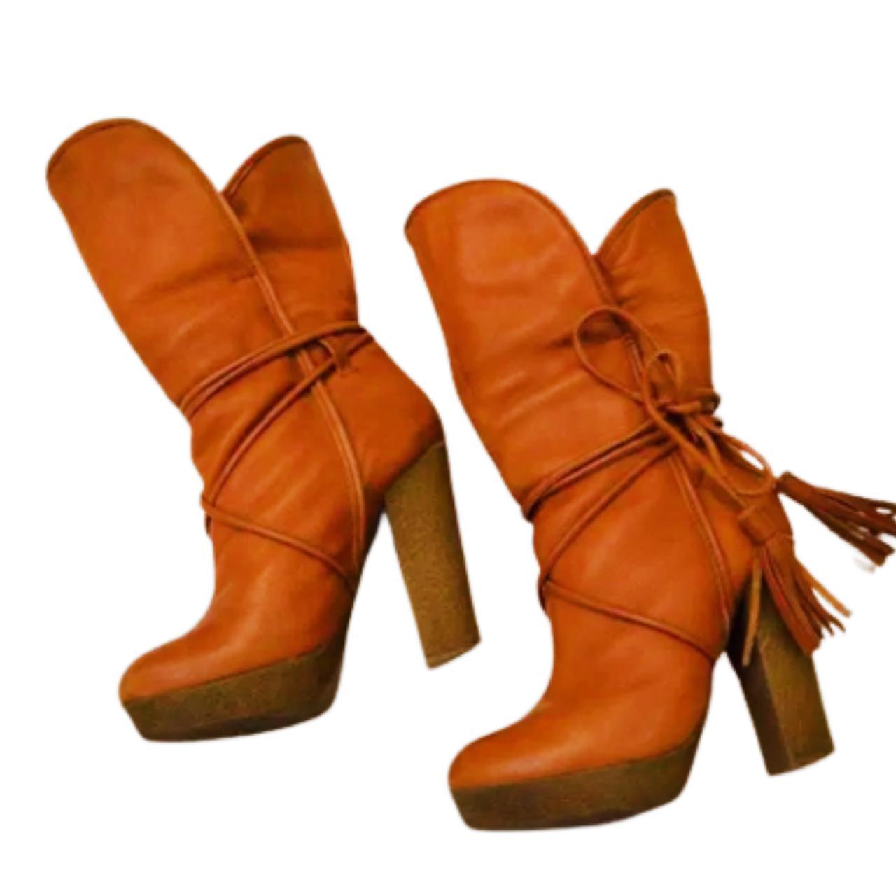 Vintage Miss Sixty Boots Genuine Leather Boots With Depop