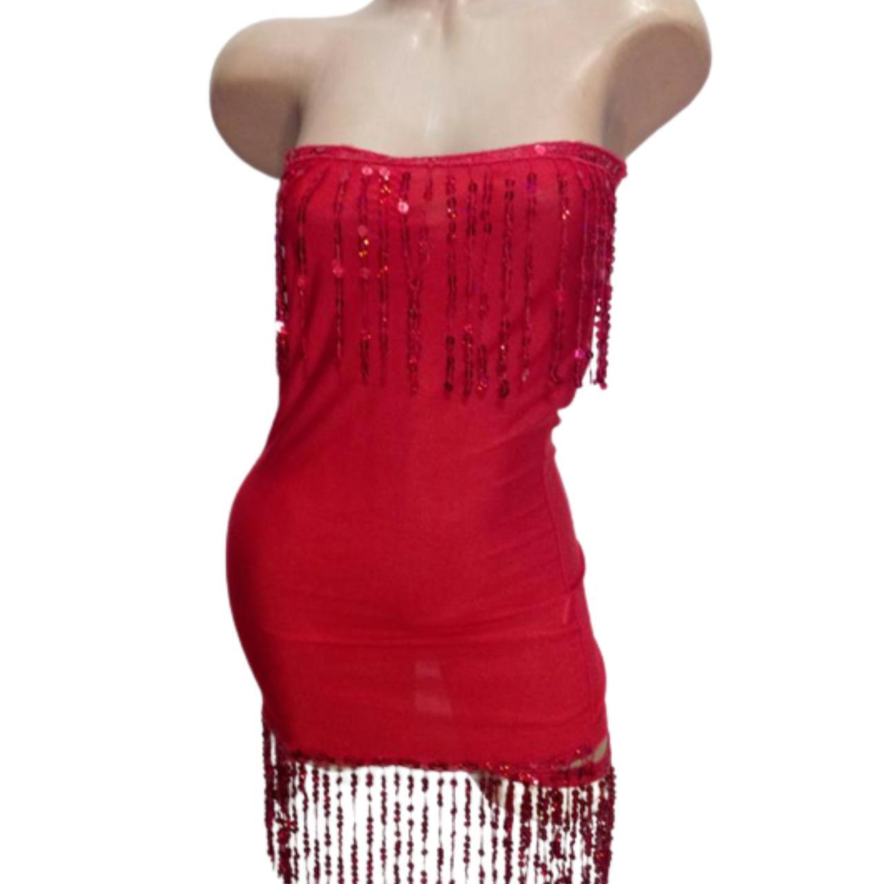 Womens Red Dress Depop