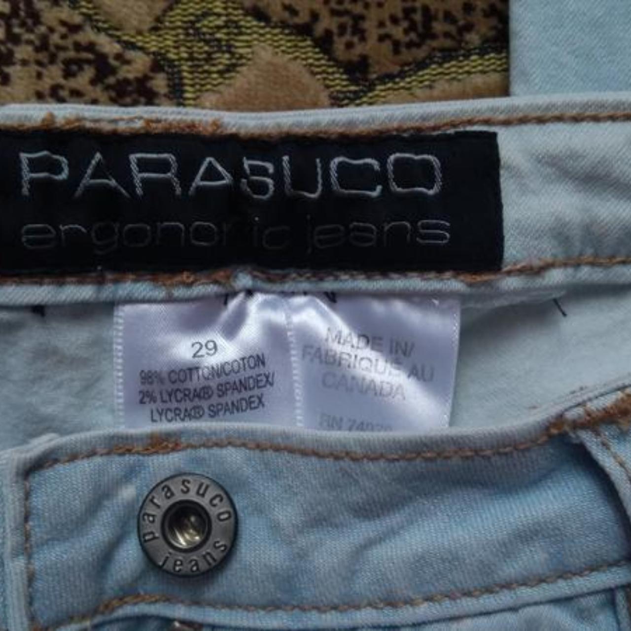 Vintage y2k jeans bootcut light blue color Parasuco... - Depop
