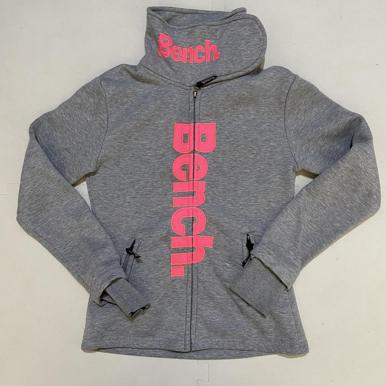 Women Bench Lightweight Fleece Jacket Grey Full Zip... - Depop