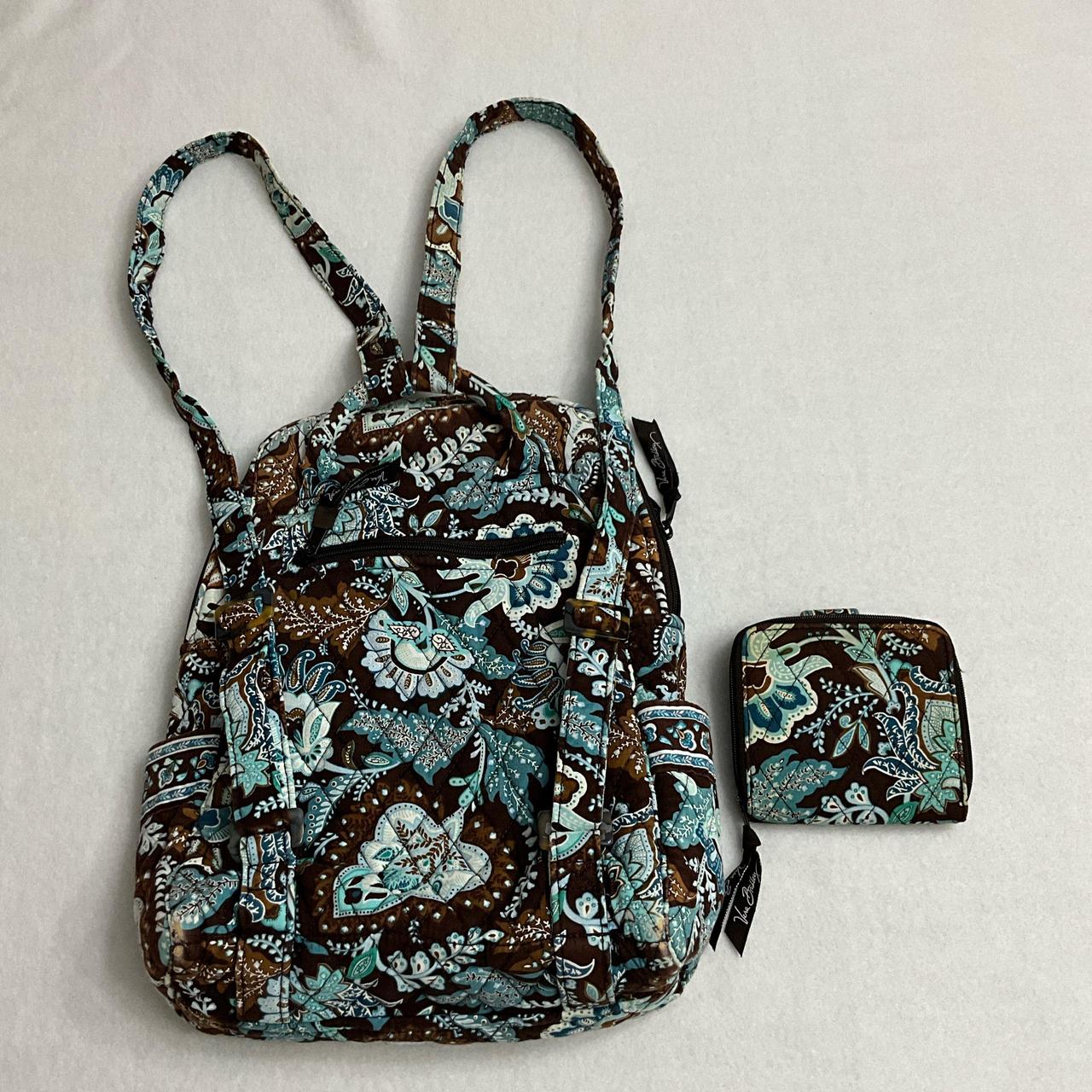 VERA BRADLEY PURSE BACKPACK/WALLET COMBO.... | Depop