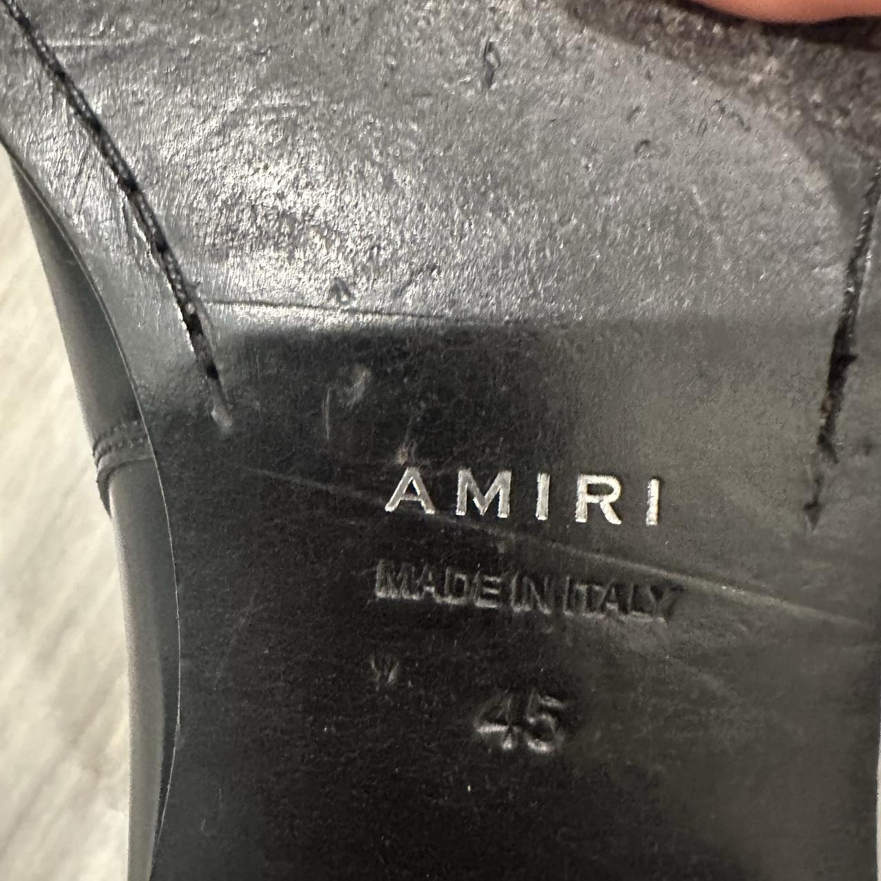 Amiri Black Boots - Depop