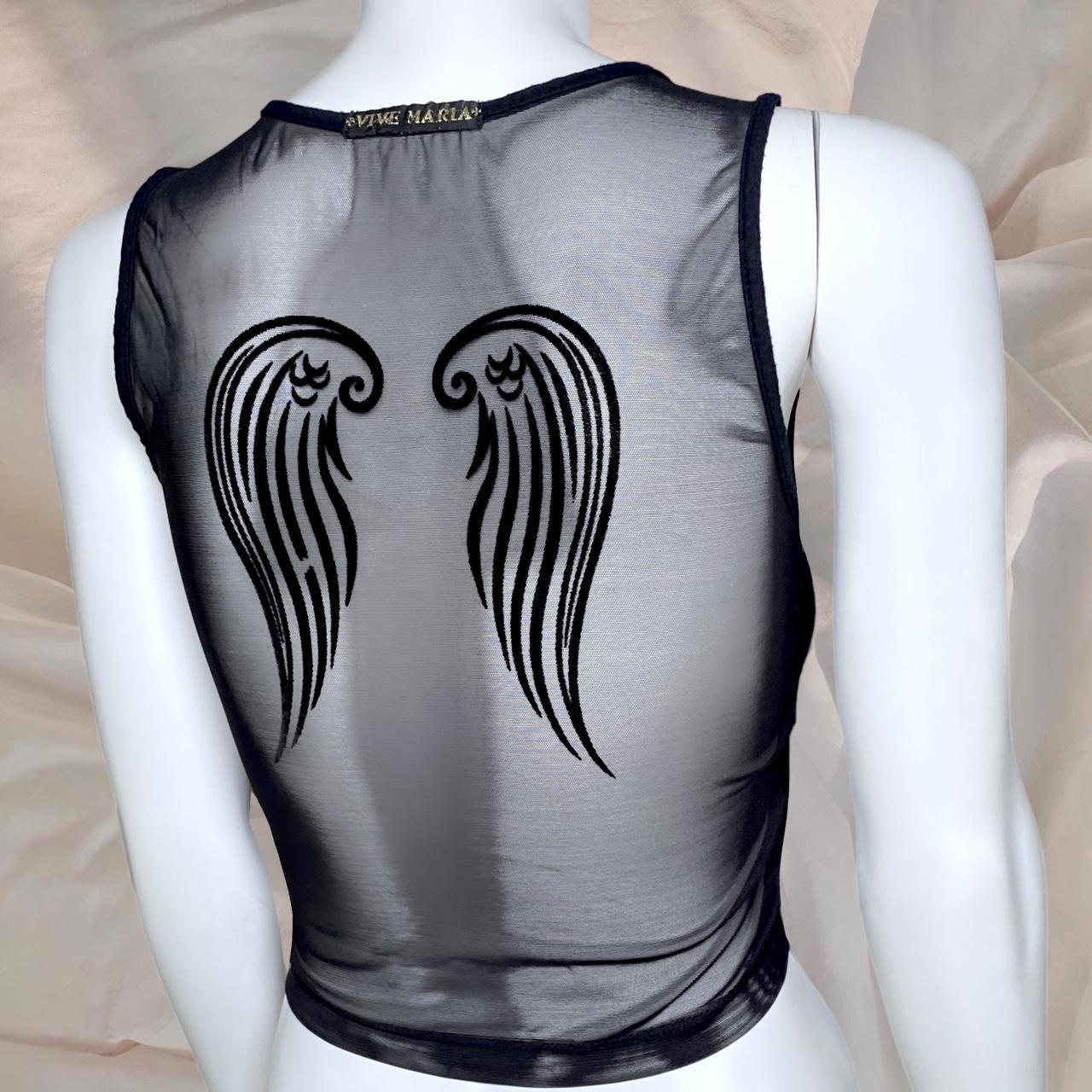 Vive Maria Black Cami Top Vintage Camisole Angel... - Depop