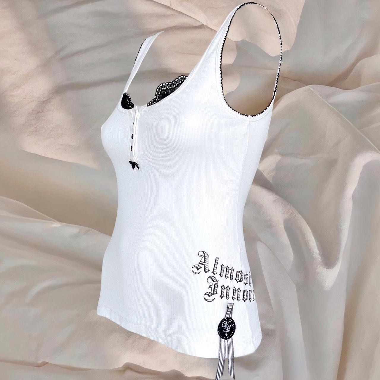 Vive Maria Rare Black & White Tank Top Almost... | Depop