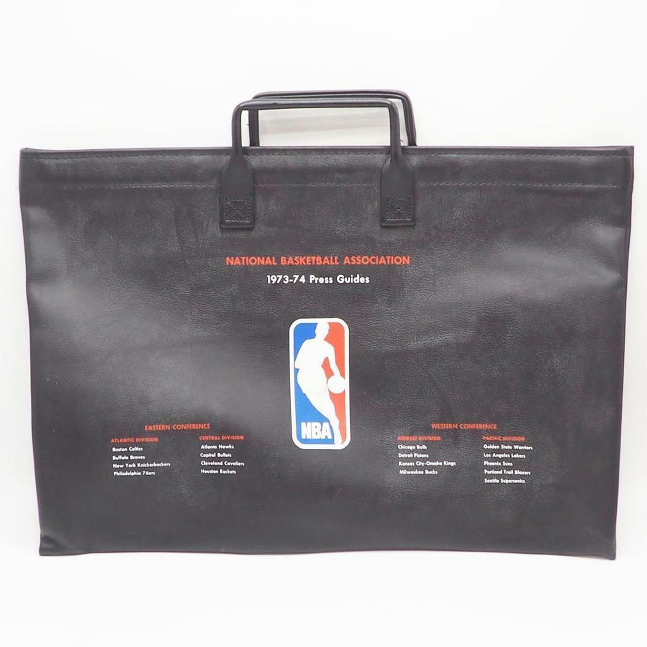 Vintage NBA Basketball Briefcase Attache Laptop Bag... - Depop