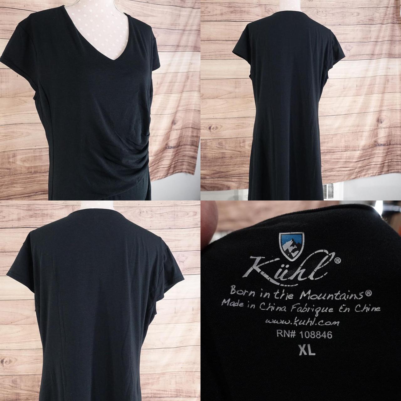 KUHL BORN IN THE MOUNTAINS BLACK PULLOVER DRESS... - Depop