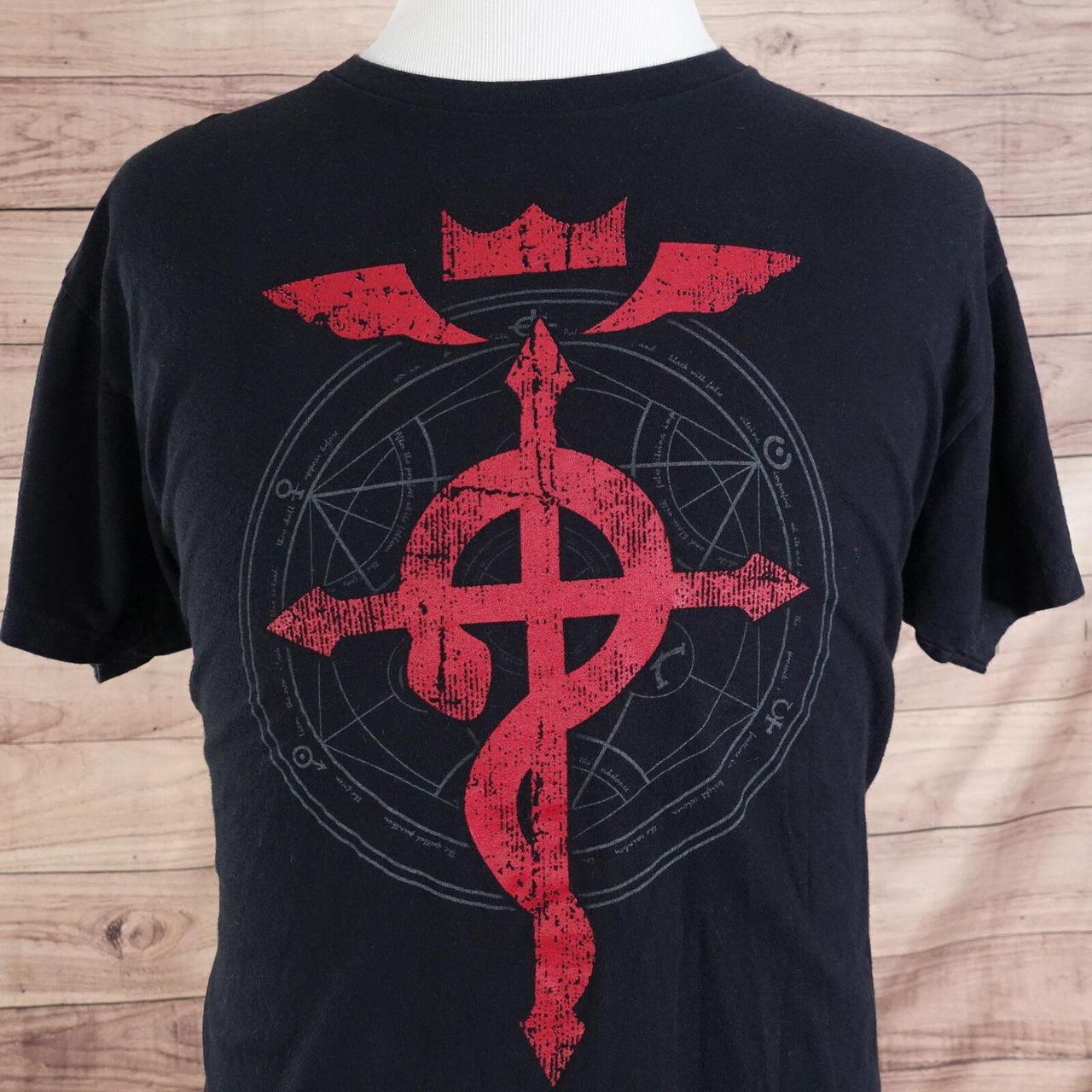 FULLMETAL ALCHEMIST BROTHERHOOD FLAMEL CROSS ANIME... - Depop