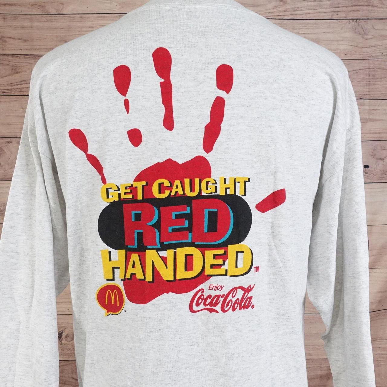 VINTAGE GET CAUGHT RED HANDED COCA-COLA McDONALD'S... - Depop