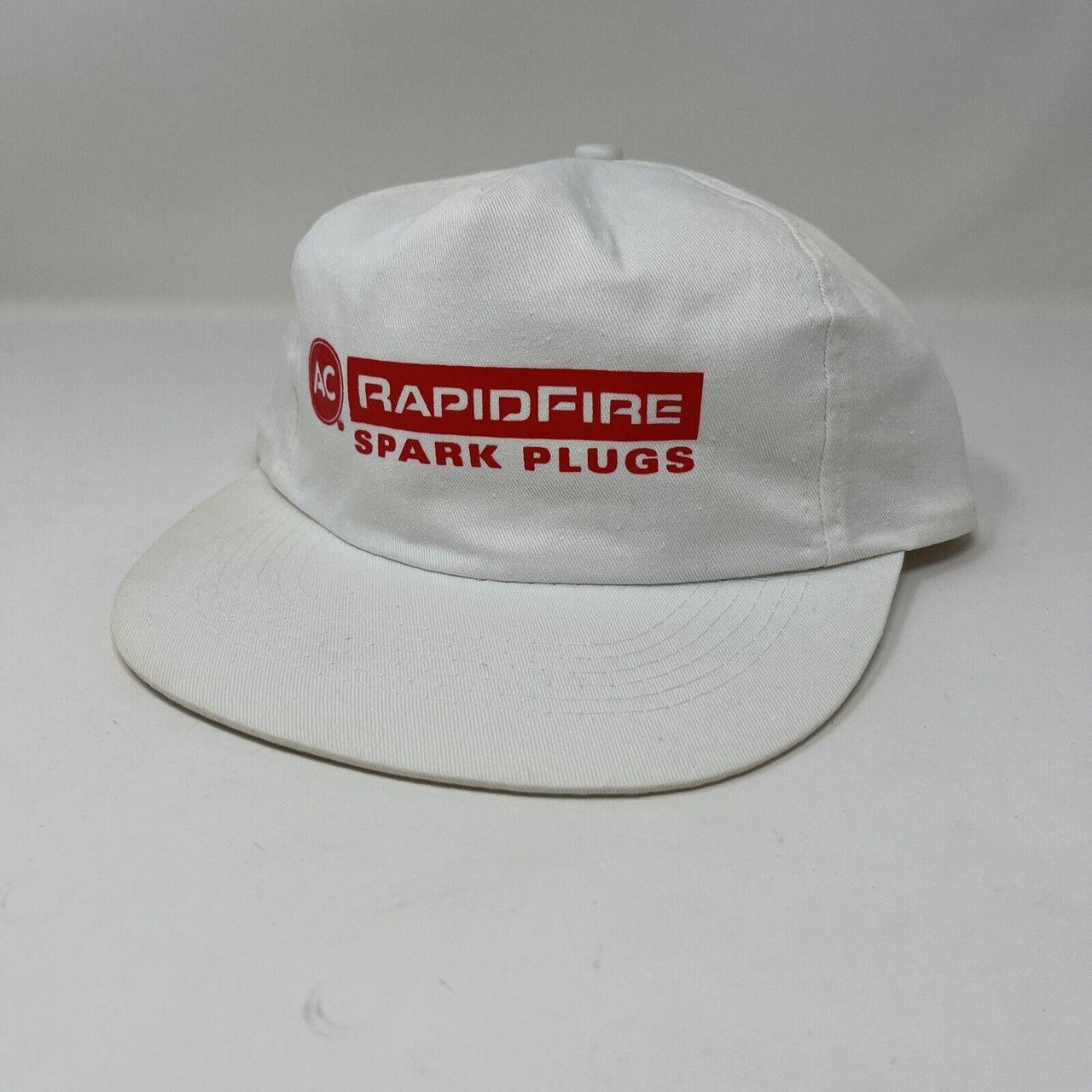 Vintage AC Rapidfire Spark Plugs Trucker Hat Cap... - Depop