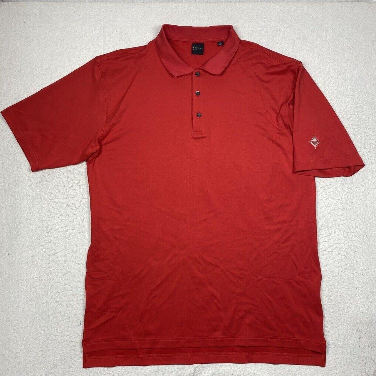 Dunning Golf Mens XL Red Short Sleeve Polo Shirt... - Depop