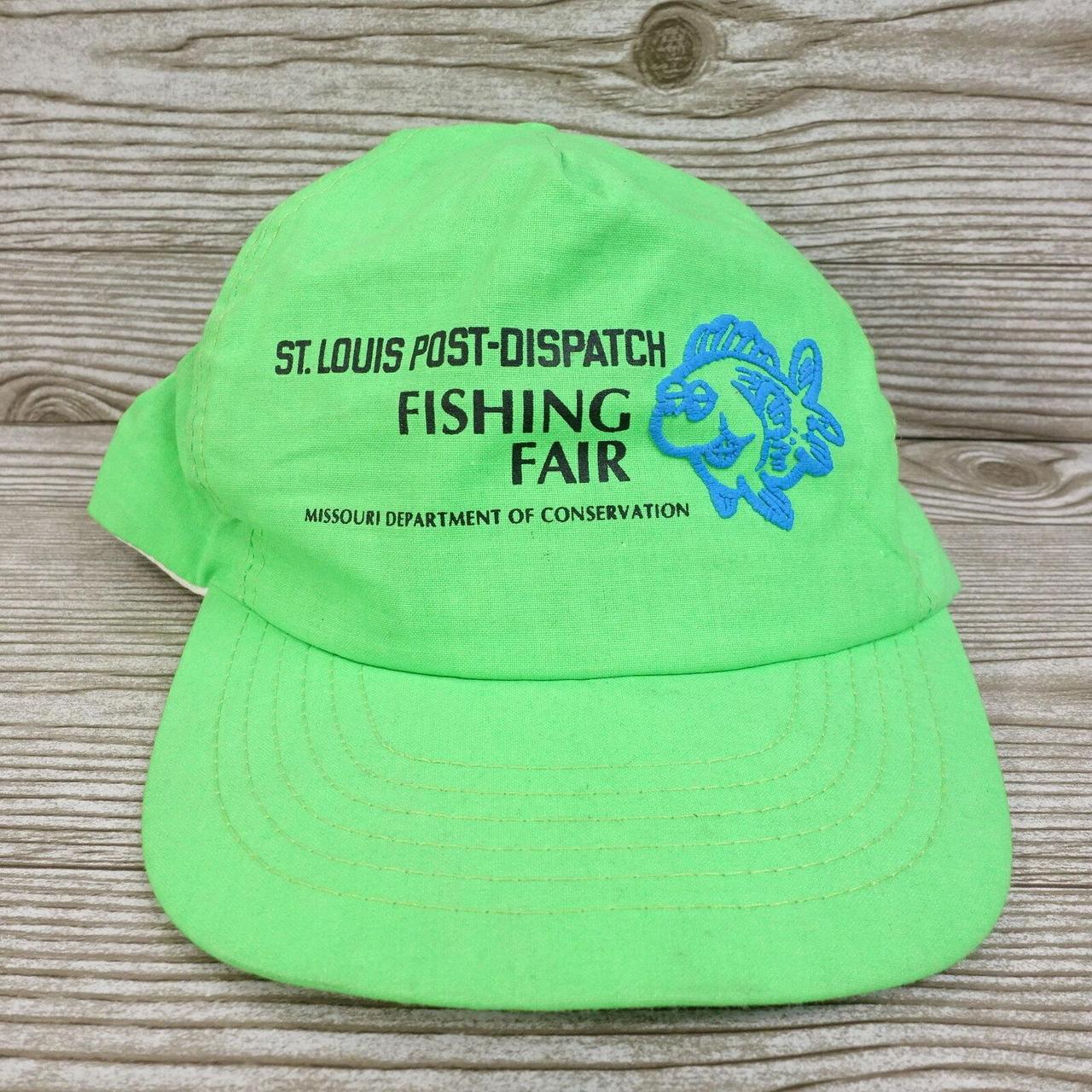 VINTAGE ST LOUIS POST DISPATCH FISHING FAIR NEON... - Depop