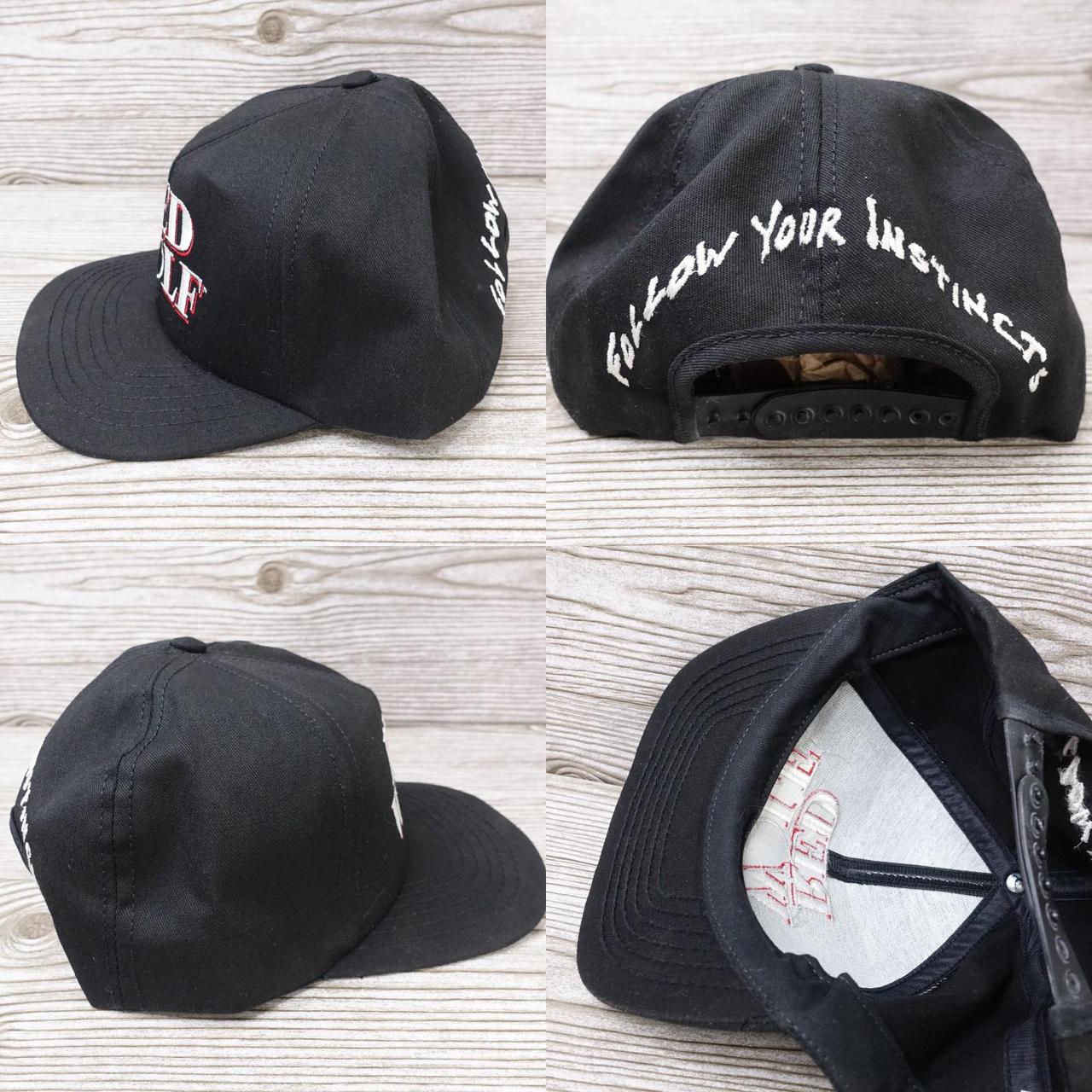 Wolf Men's Red Hat | Depop