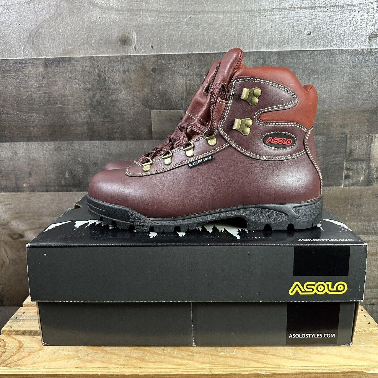 Asolo Sunrise Hiking Trail Burgundy Boots AS-402M... - Depop