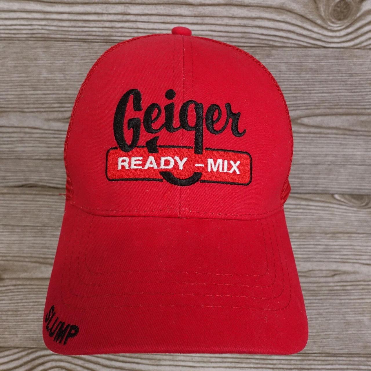 GEIGER READY MIX ONE SIZE FITS ALL RED ADJUSTABLE... - Depop
