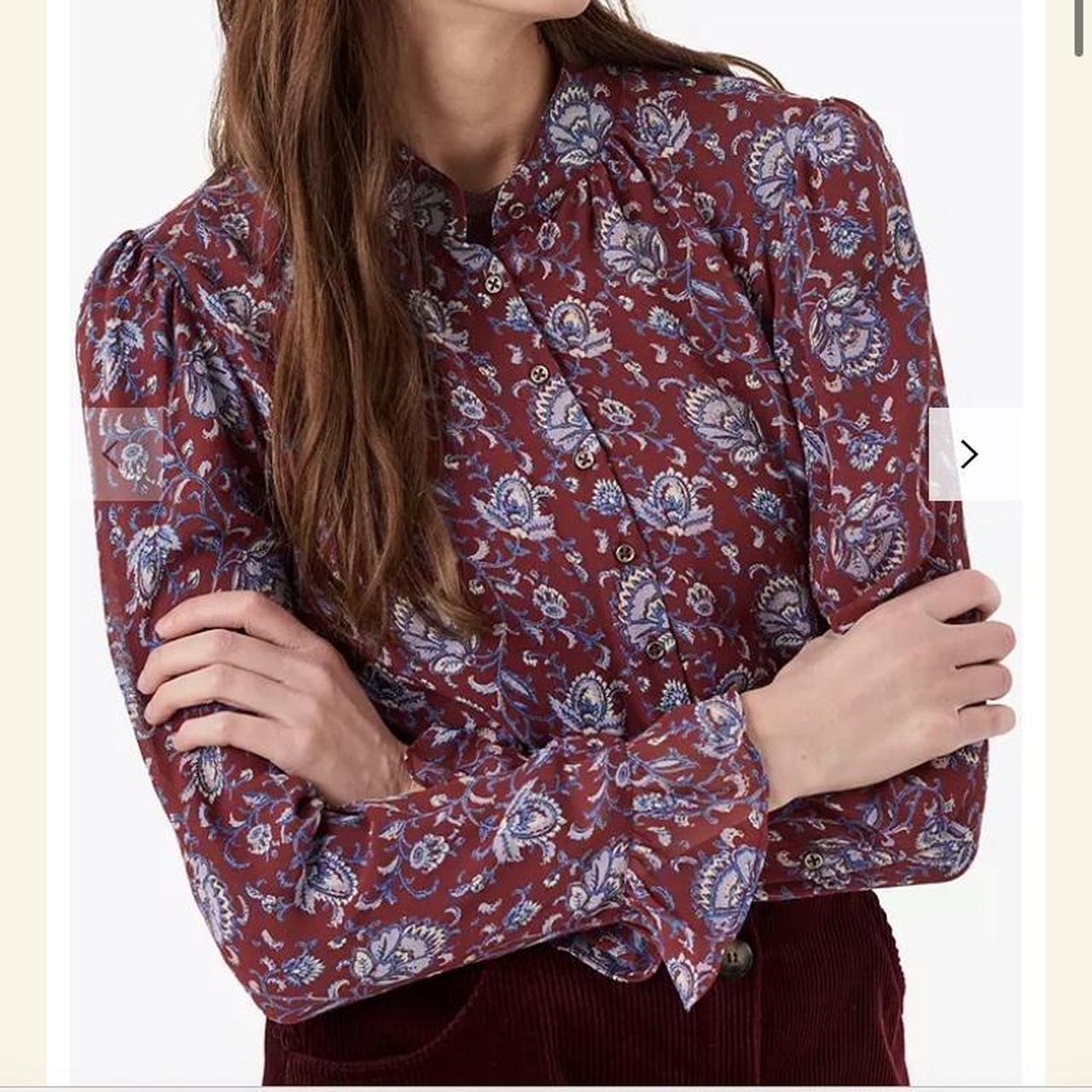 Brora Women's Purple Blouse | Depop