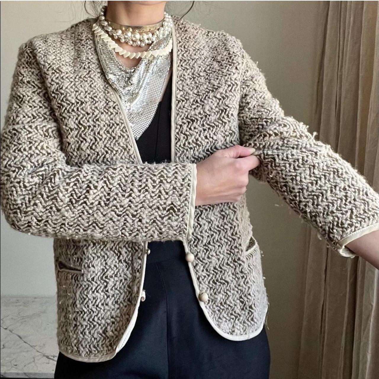 Rare Vintage wool jacket made in West Germany.... - Depop