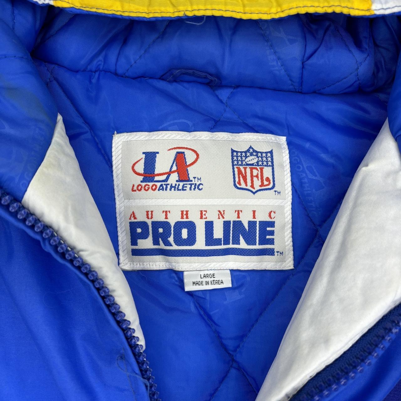 Los Angeles Rams Pro Line starter jacket vintage... - Depop