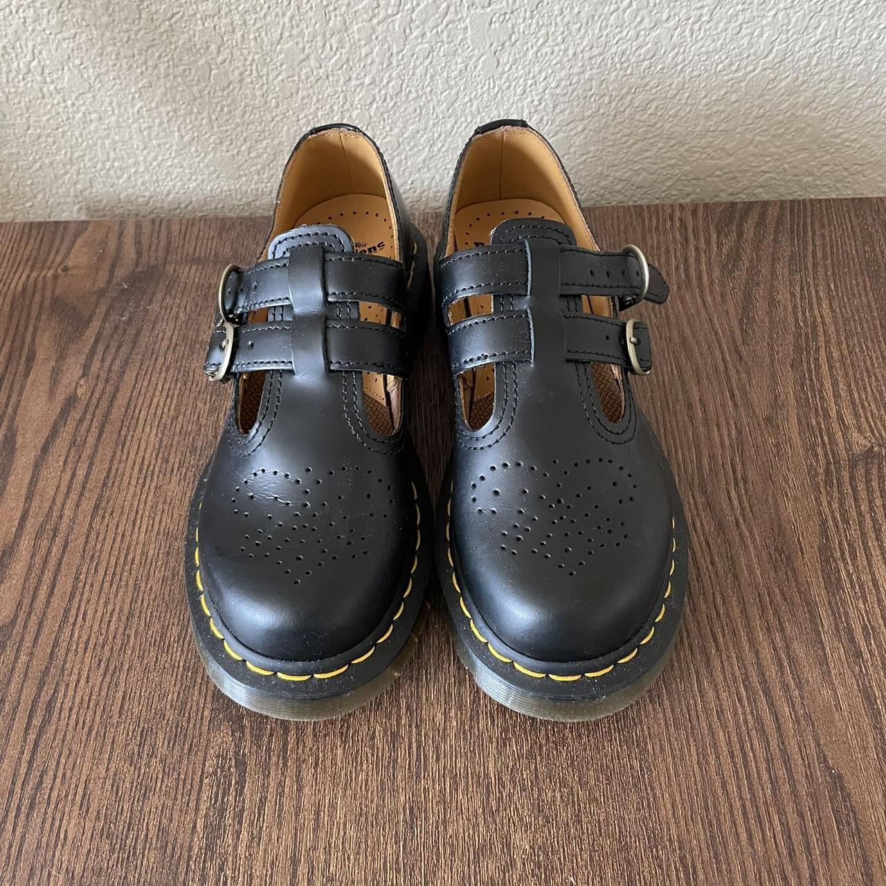 doc martens 8065 smooth leather mary janes 🤍worn... - Depop