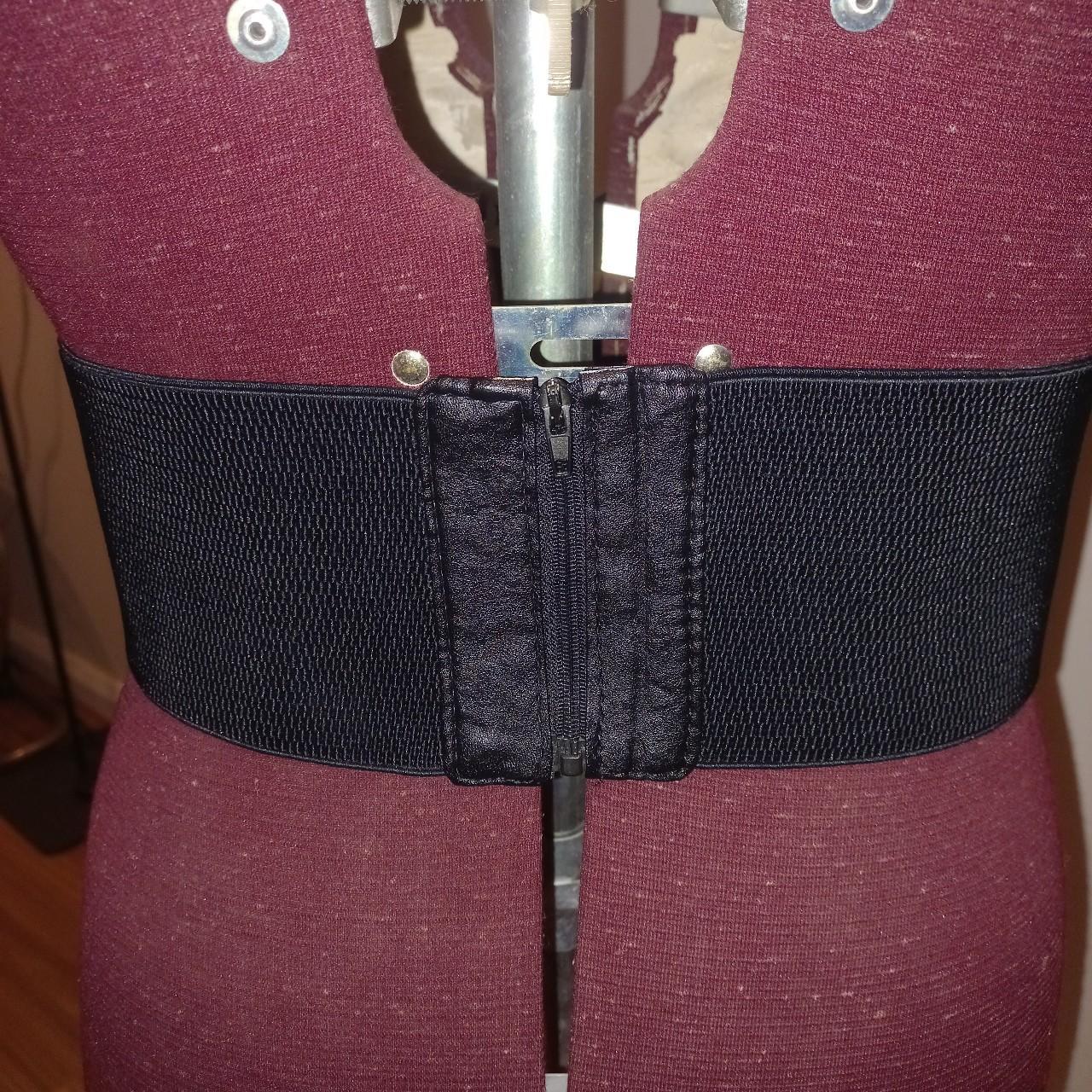 Supre Corset Style Waist Belt Leather look Zip up... - Depop