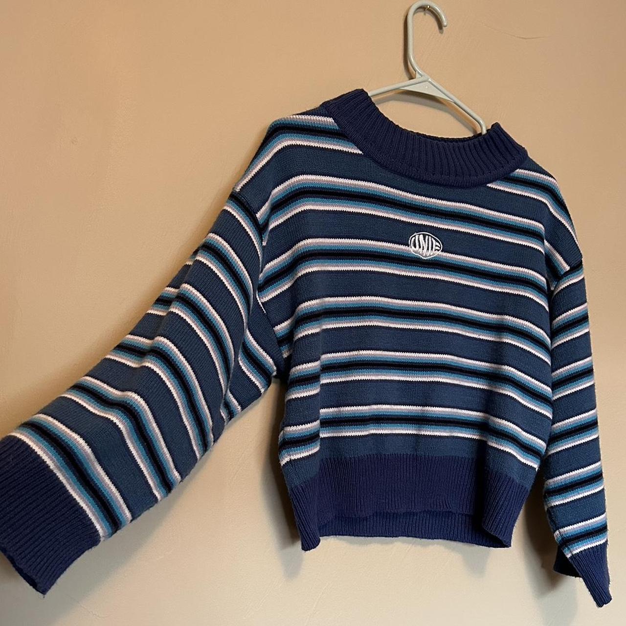 Iconic Blue UNIF Sweater Size S - Depop
