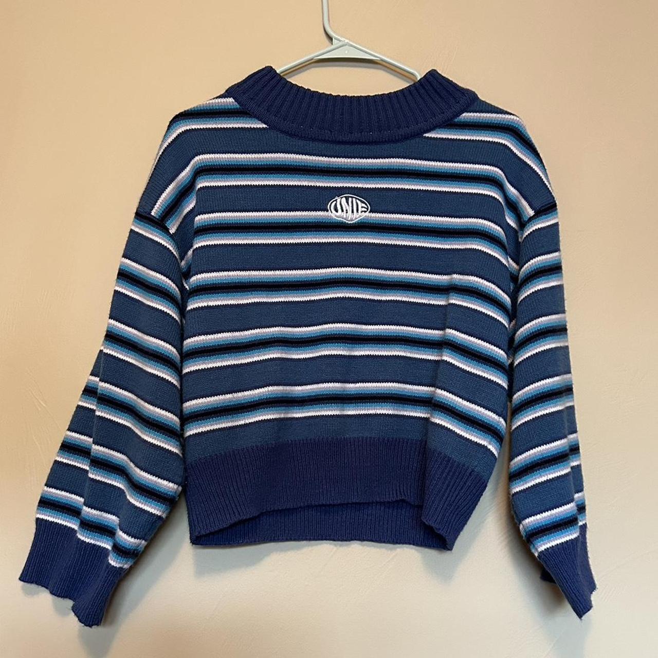 Iconic Blue UNIF Sweater Size S - Depop