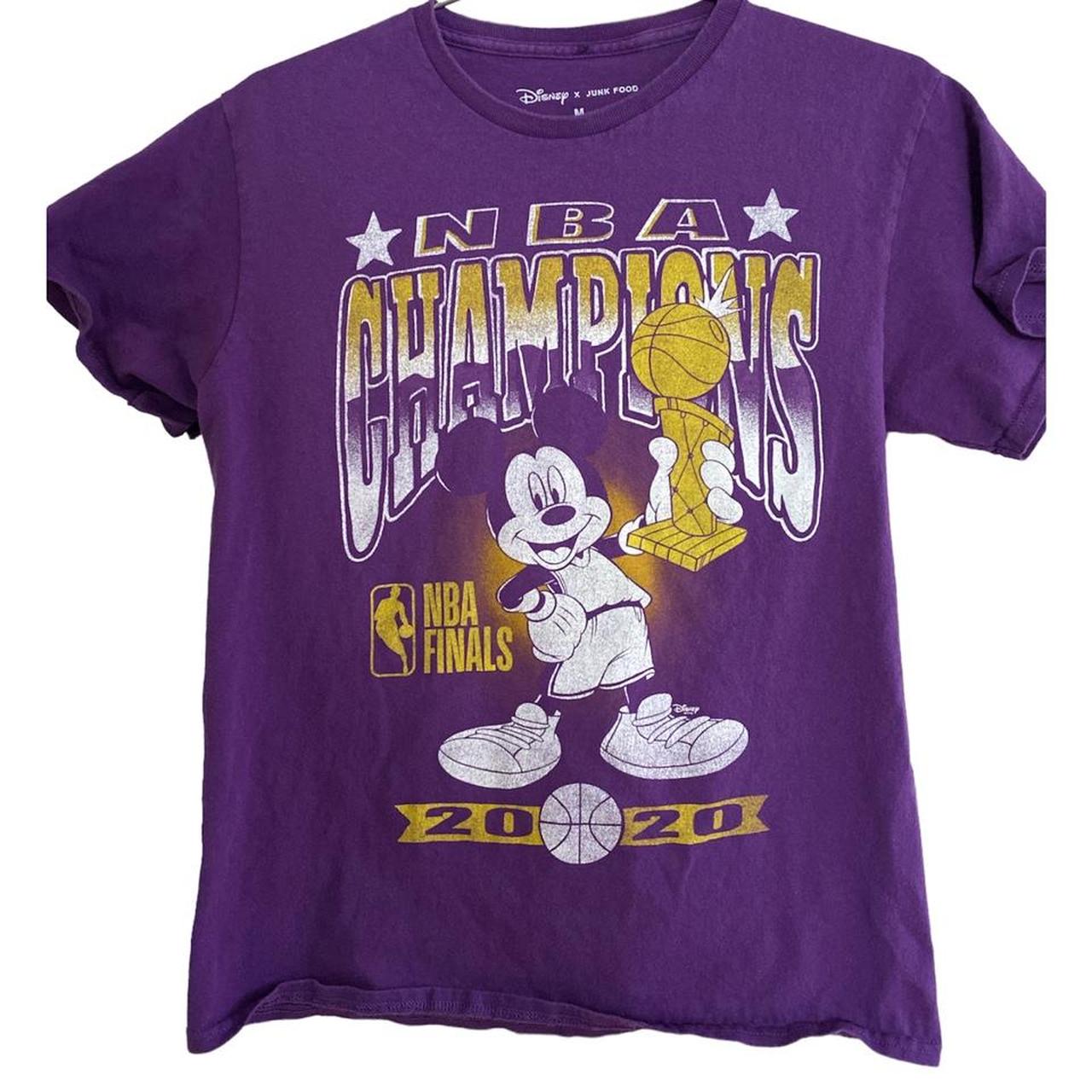 LOS ANGELES LAKERS 2020 CHAMPIONS MICKEY MOUSE... - Depop