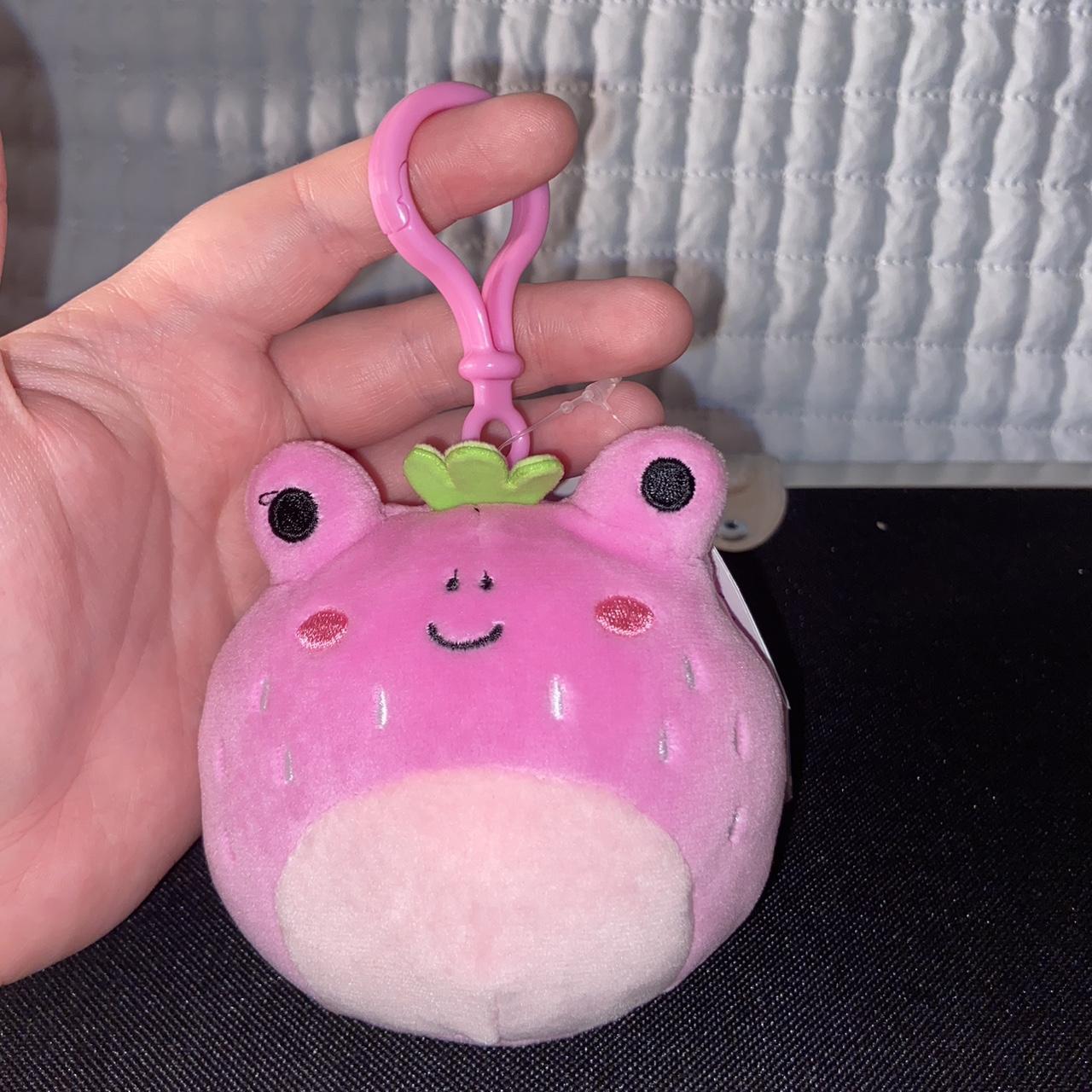 adabelle the strawberry frog clip squishmallow NWT - Depop