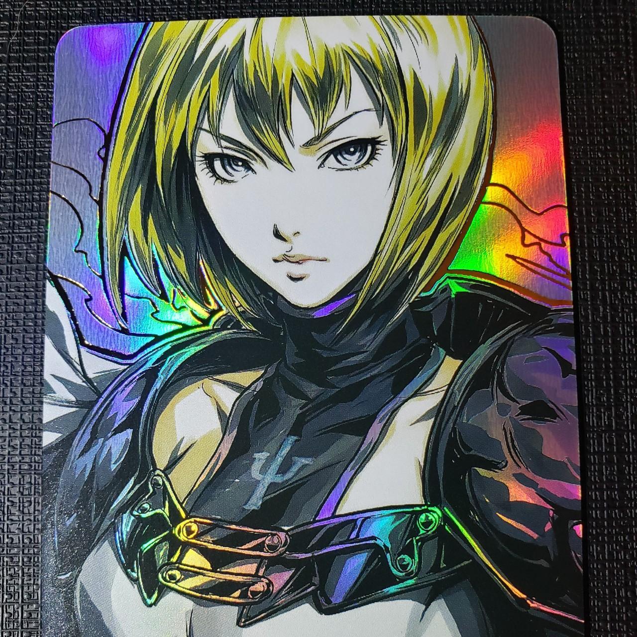 Claymore Clare gold engraved holo foil card Card... - Depop